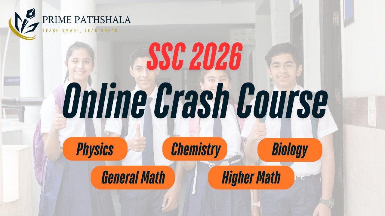 SSC 2026 (Science) Online Crash Course – Prime Pathshala